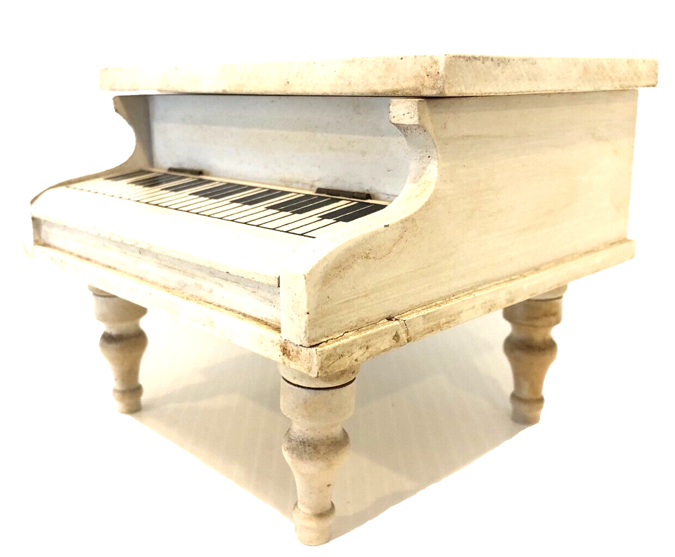 Vintage Oz Somewhere Over The Rainbow Piano Wind Up Music Box Styled By ...