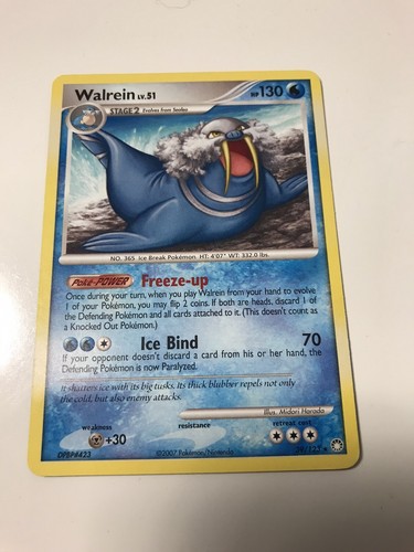 Pokemon Card Walrein LV.51 Mysterious Treasures 39/123 Non-Holo Rare ...
