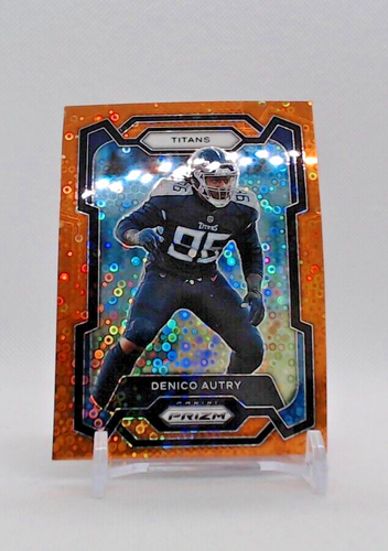 DENICO AUTRY 2023 Prizm Orange Disco Football Card #283 Tennessee ...