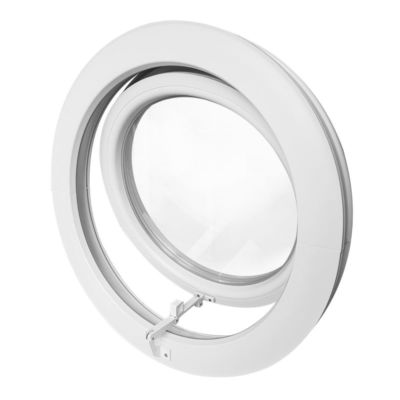 Round window AWNING White uPVC 650 700 750 800 mm Circular Porthole ...