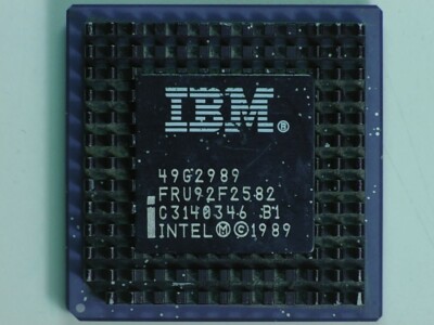 Vintage IBM 49G2989 FRU92F2582 Intel 486 OverDrive OEM Retro CPU ...