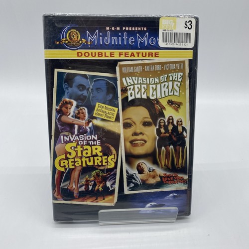 Midnite Movies - Invasion of the Star Creatures and Bee Girls (DVD) New ...