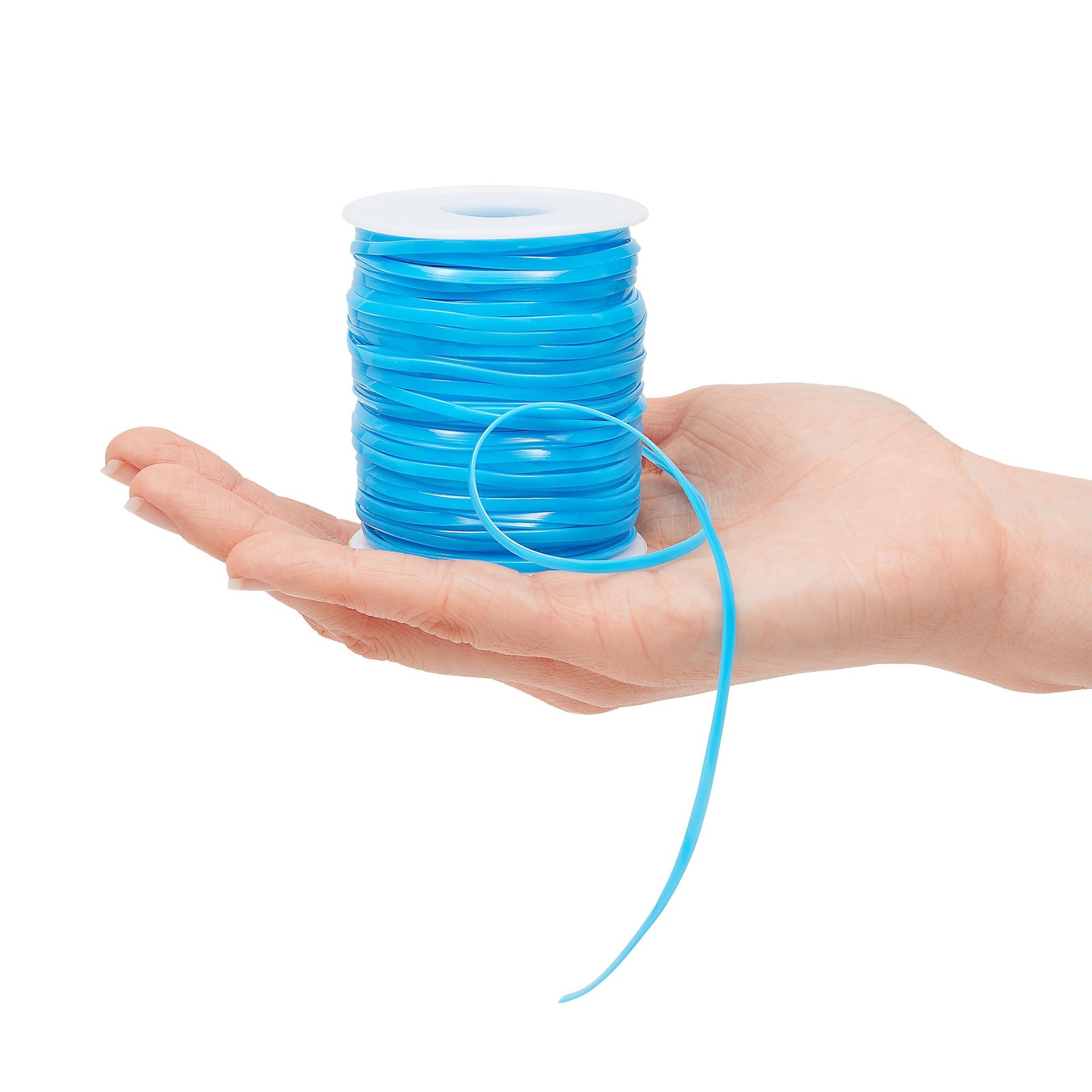 50 Yards Each Plastic Gimp String in 10 Colors for Crafting, 10 Spools ...