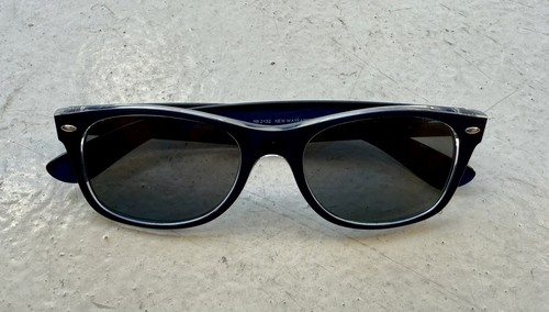 Ray Ban Sunglasses RB2132 Blue New Wayfarer 52-28-145 Italy Frames Only ...