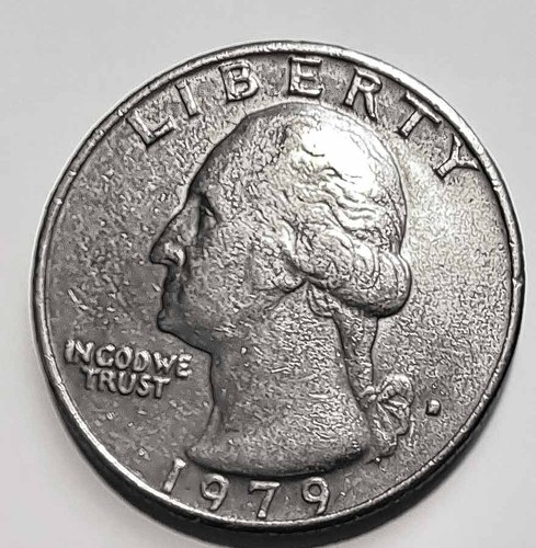 1979 P/D Washington Quarter Rare Filled Repunched MM Mint Mark RPM Coin ...