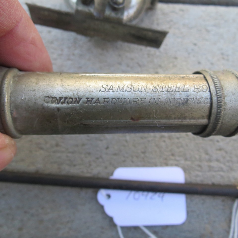 Samson Steel fishing rod with Raised Pillar fishing reel decoration ...