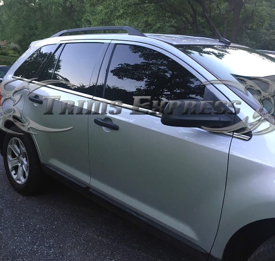 2007-2014 Ford Edge 8Pc Chrome Window Sill Trim Accent Stainless Steel ...