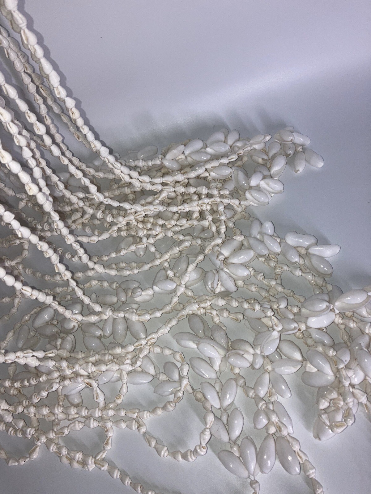 Chula Shell Chandelier 53” Wind Chime Hang Gorgeous Wire Fishing Line ...