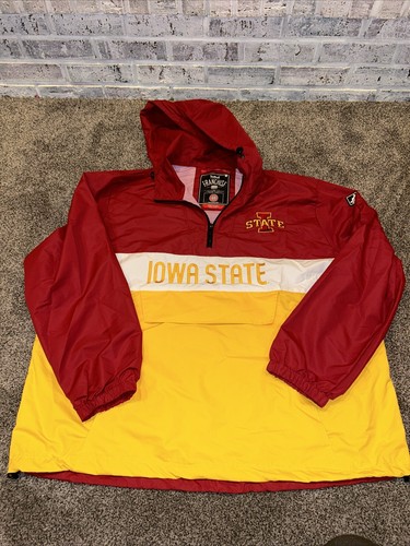 Iowa State Cyclones Franchise Club Mens 2X Red White Yellow Windbreaker ...