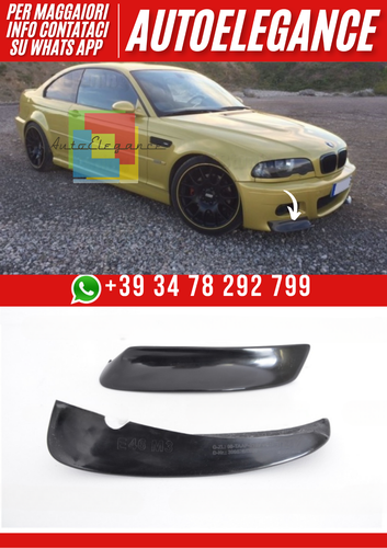 ️Splitter Anteriori FLAP Look CSL Compatibili con BMW E46 M3 ️ | eBay