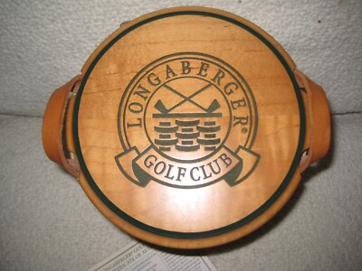 Longaberger 2000 Golf Club Basket, Wood Lid, Protector. NEW! | eBay