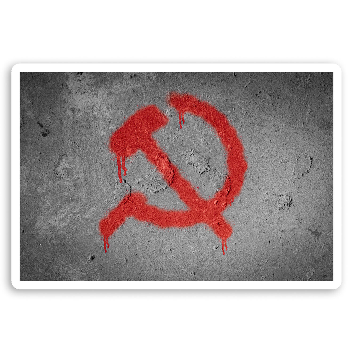 2 x 10cm Russian Communism Vinyl Stickers - Rustic Russia Laptop ...