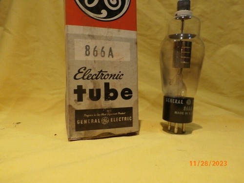 NOS GE General Electric 866A Rectifier Tube In Box | eBay