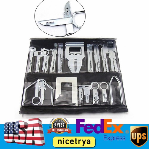 For Car Radio Stereo Audio CD Player Repair Set Audio Removal Key Tool ...