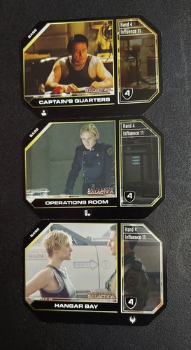 RARE SET Battlestar Galactica CCG Card Game CONVENTION EXCLUSIVE 3 ...