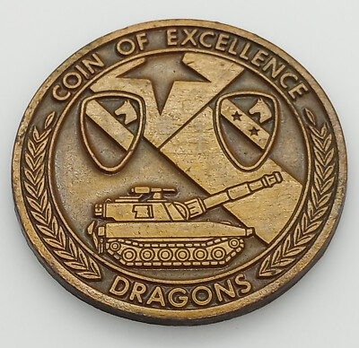 US Army 82nd Field Artillery Regiment Challenge Coin | eBay