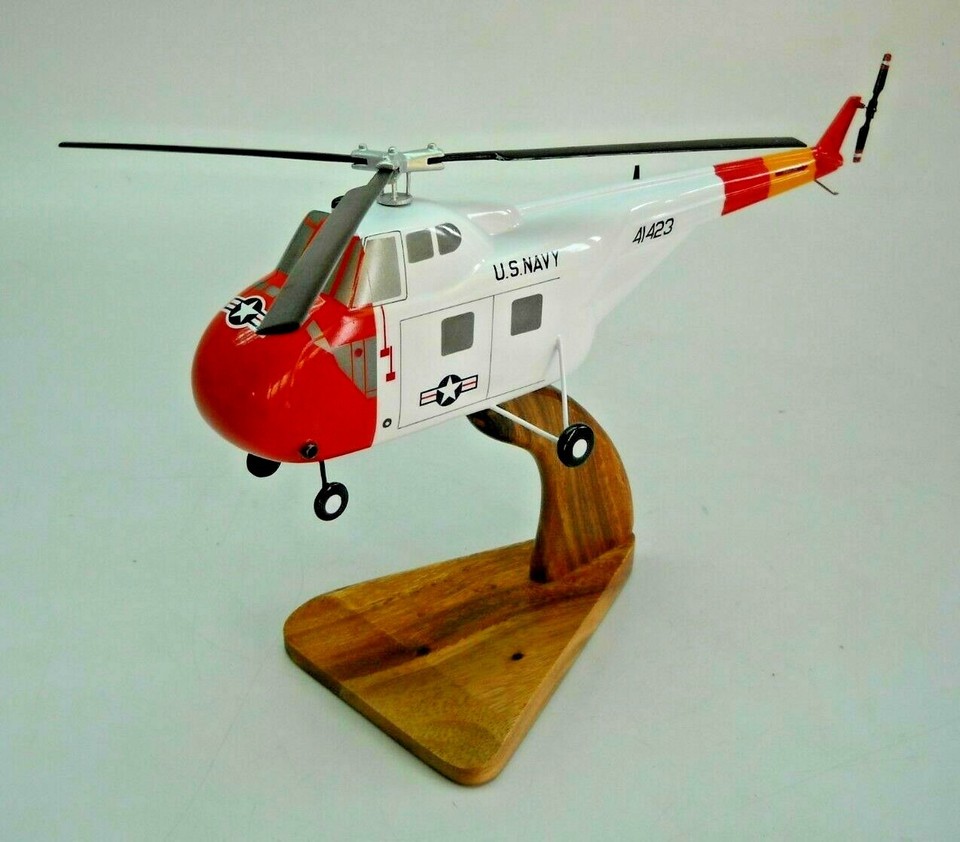 H-19 Sikorsky Chikasaw H19 Helicopter Desktop Wood Model Free Shipping ...