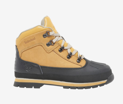 Timberland Euro Hiker Shell Toe Boots Wheat Nubuck Brown GS Sz 4y-7y | eBay
