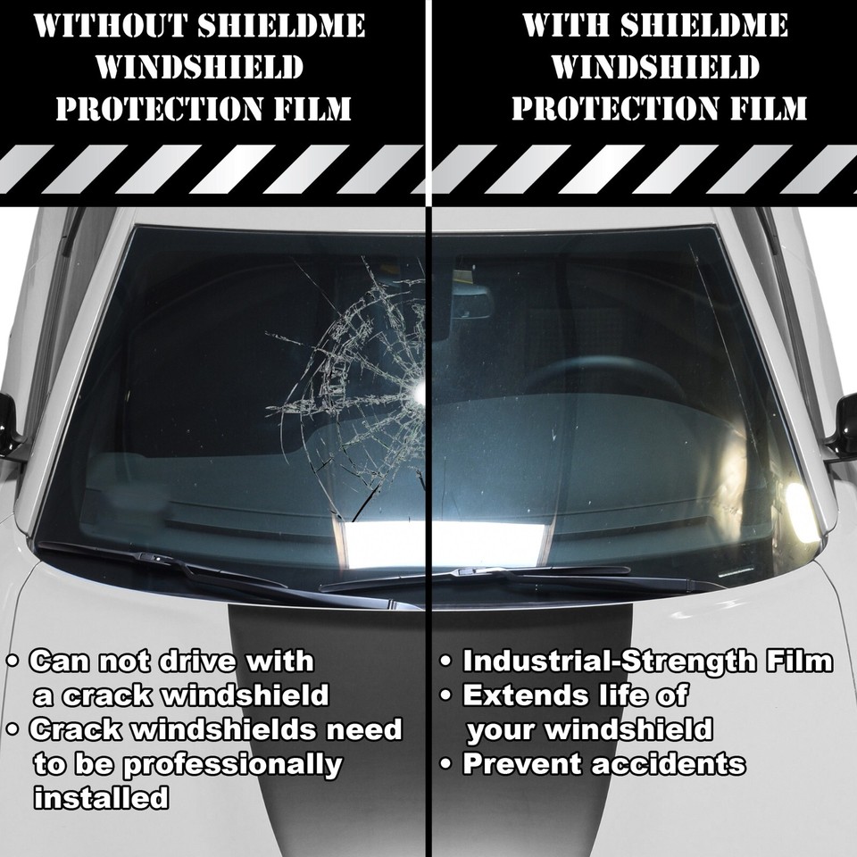 Windshield Protective Sheet Shatter Crack Proof Self Healing Film ...