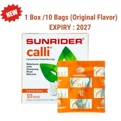 10 Bags Sunrider CALLI Regular Concentrated Herbal Tea EXP 2027 | eBay