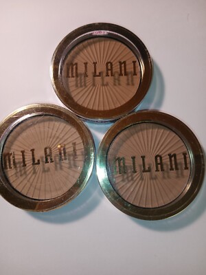 MILANI SILKY MATTE BRONZING POWDER BRONZER 01 SUN LIGHT , SUNKISSED 02 ...