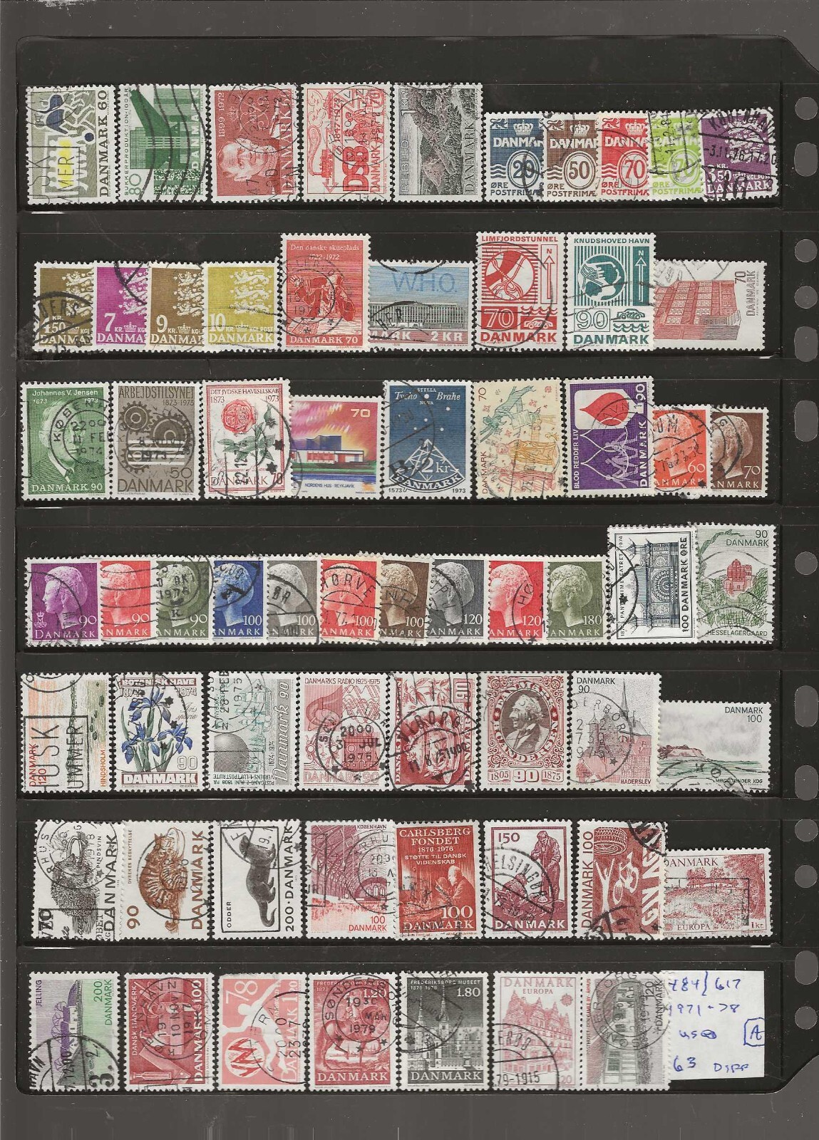 DENMARK...Sc #484/617...Used...1971/78...63 Different | eBay