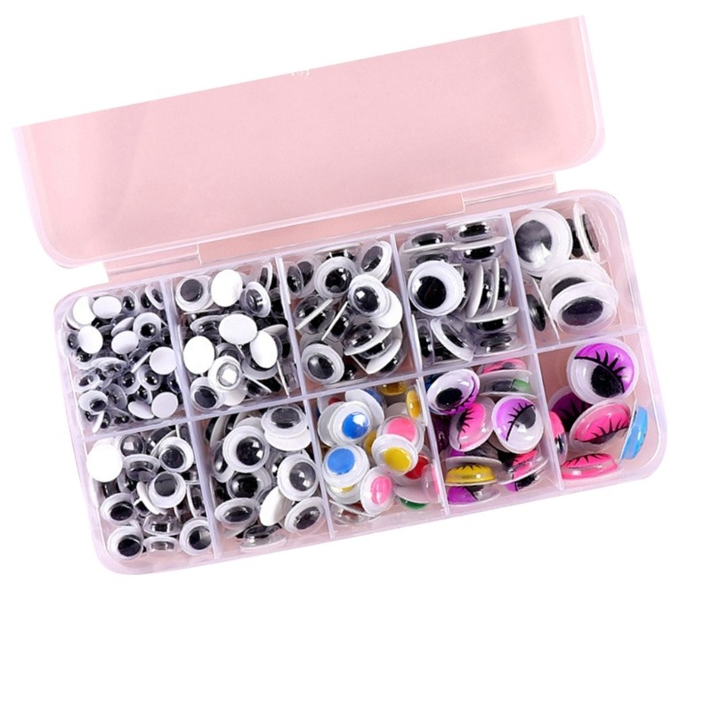 Adhesive Googly Eyes Craft Eyes Toy Accessories for Scrapbooking Craft ...