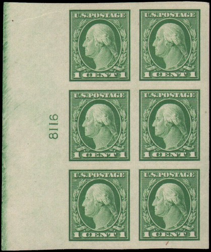 US #481 MNH XF plate block of 6, #8116 | eBay