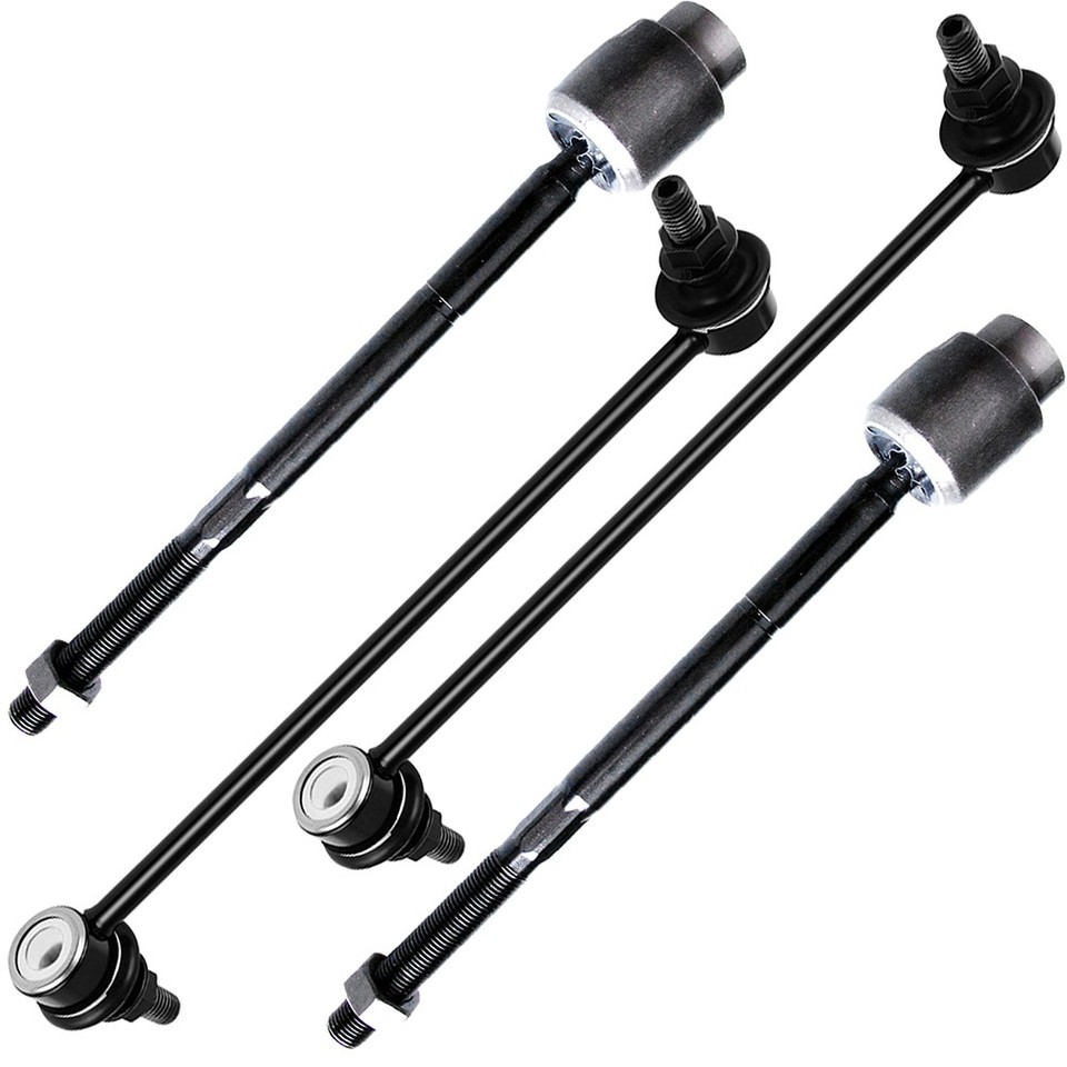 4x Front Steering Sway Bar Inner Tie Rod End For 2004-2012 Chevrolet ...