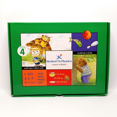 Hooked On Phonics Learn To Read Level 4 Cassette Tape Homeschool ...
