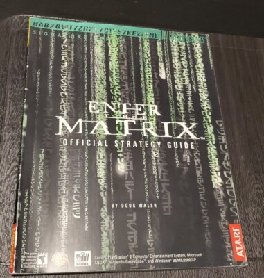 Enter the Matrix PS2 GC XB Doug Walsh Brady Games Official Strategy ...
