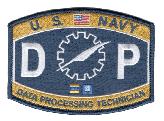 4.5" NAVY DP DATA PROCESSING TECHNICIAN EMBROIDERED PATCH | eBay
