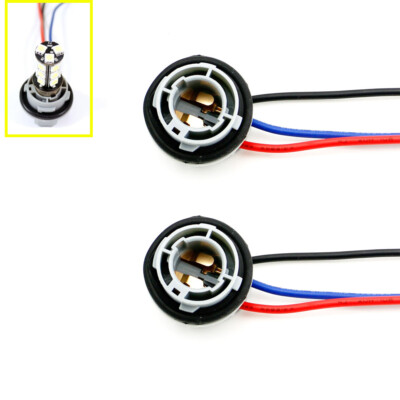 1157 2057 7528 Universal Pigtail Wire Female Socket 2 Harness Stop ...