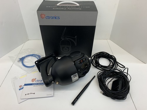 Ctronics 5MP HD PTZ Security Camera with 30X Optical Zoom and 492ft ...