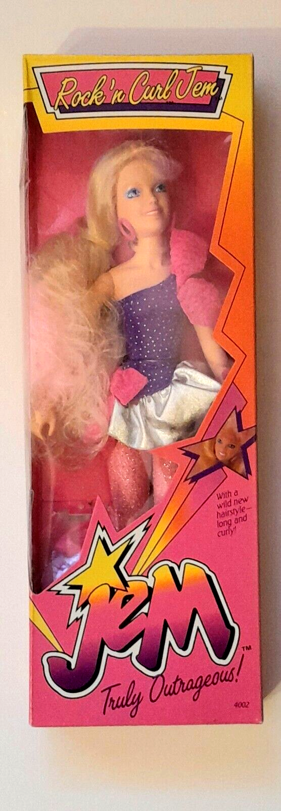 Rockn Curl Jem Doll No 4002 1986 Hasbro Unopened Ebay