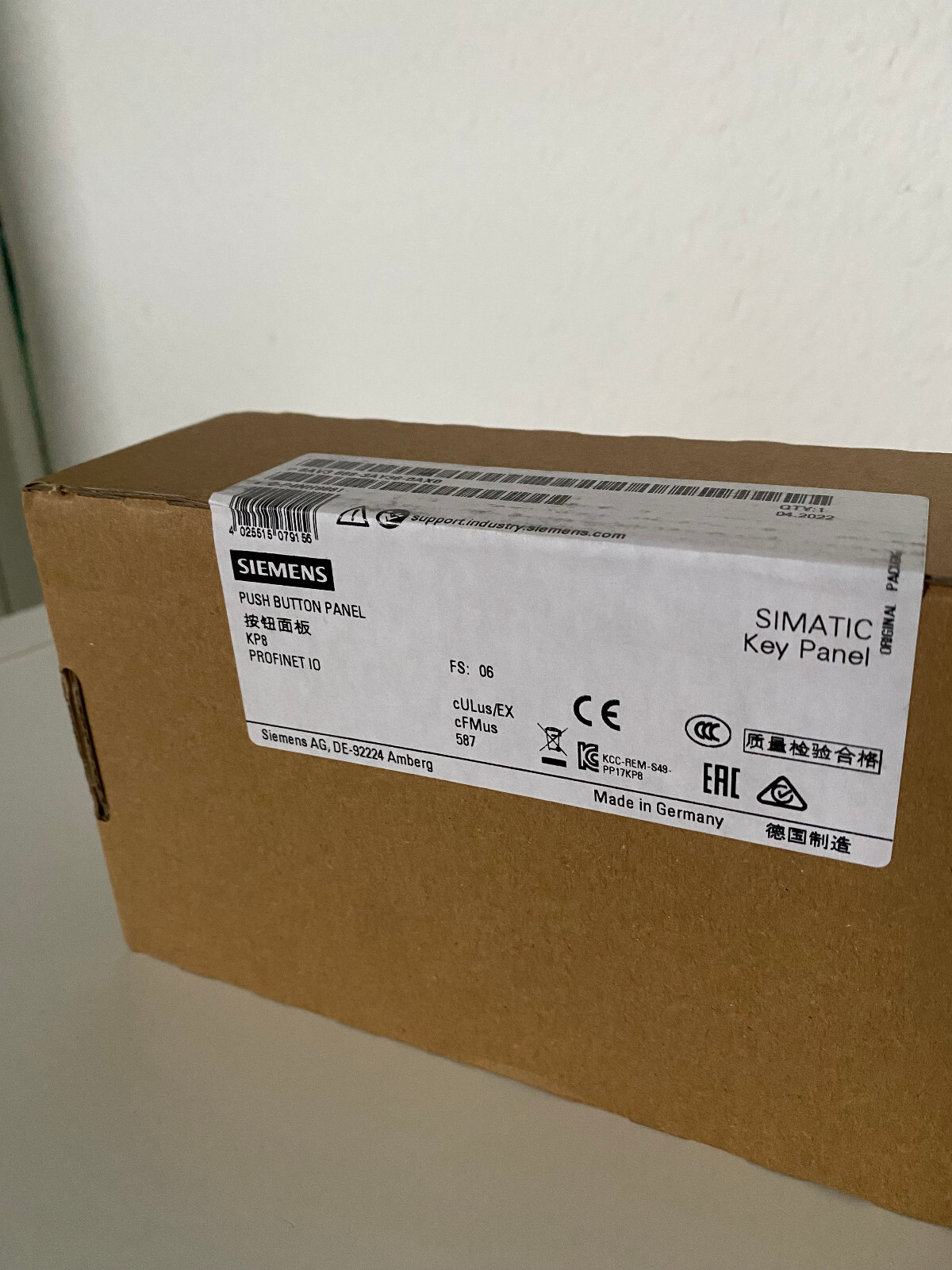 Siemens Simatic HMI KP8 PN Key Panel (6AV3688-3AY36-0AX0) for sale ...