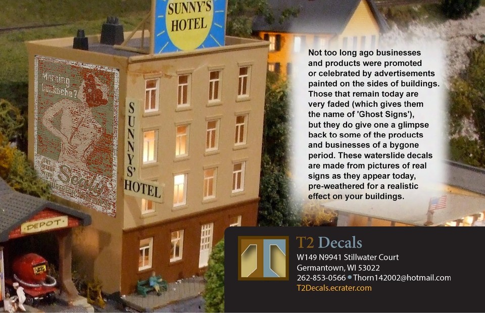 HO Scale Ghost Sign Decals #42 - Weather Your Buildings & Structures ...