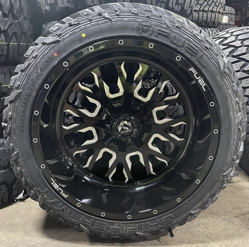 22x12 Fuel D611 Stroke Wheels 33" MT Tires Package 6x135 Ford F150 ...