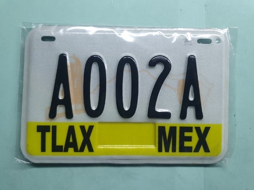 Tlaxcala Mexico motorcycle license plate (SAMPLE) | eBay
