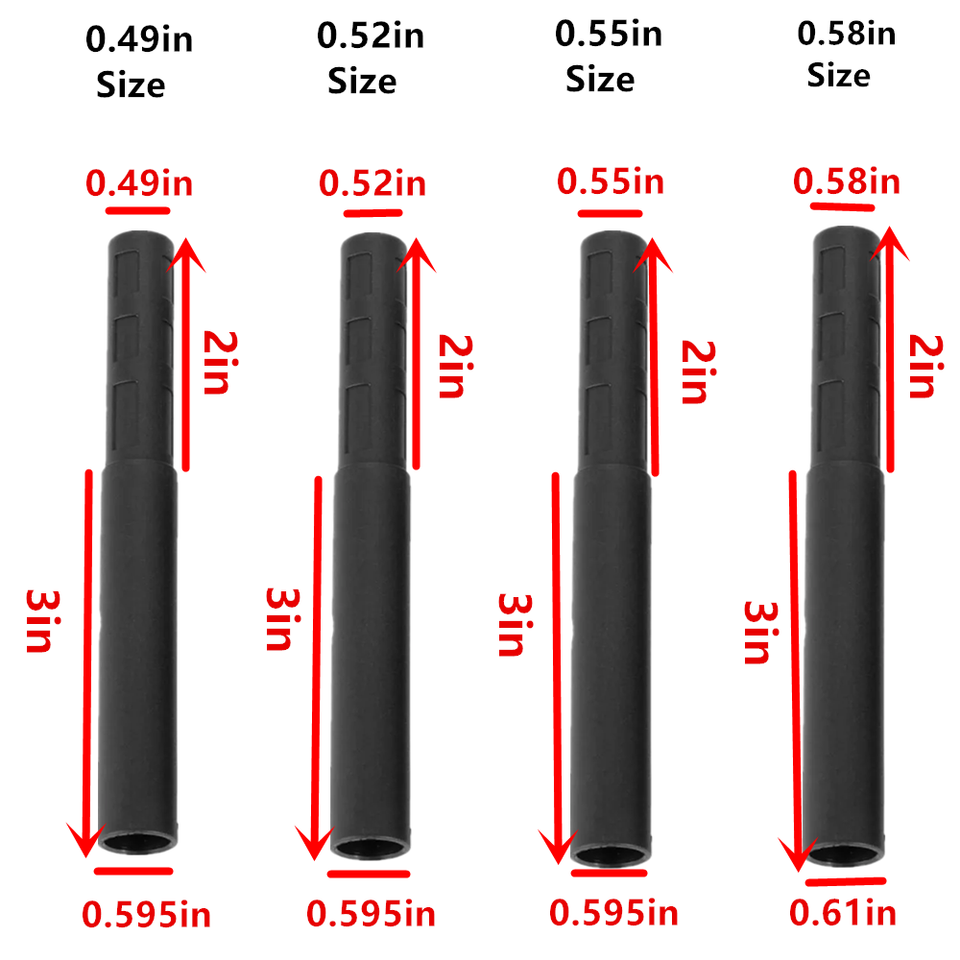 5pcs Golf Club Shaft Extension Stick Fit Putter Iron Driver Graphite ...