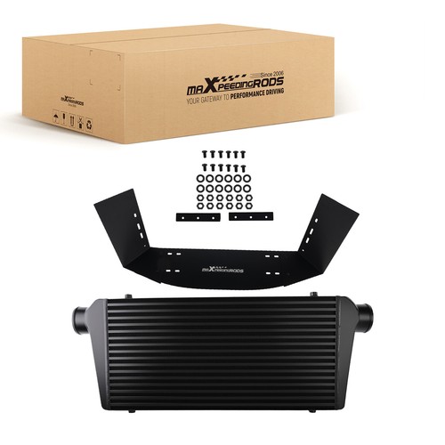 Aluminum Intercooler Air Guide System Universal Fit 76.2mm 600mm Core ...