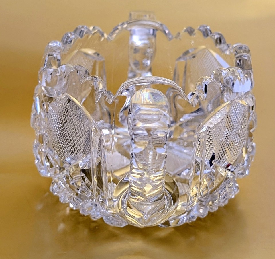 Beautiful Set Of American Brilliant Cut Crystal Cream And Sugar | eBay