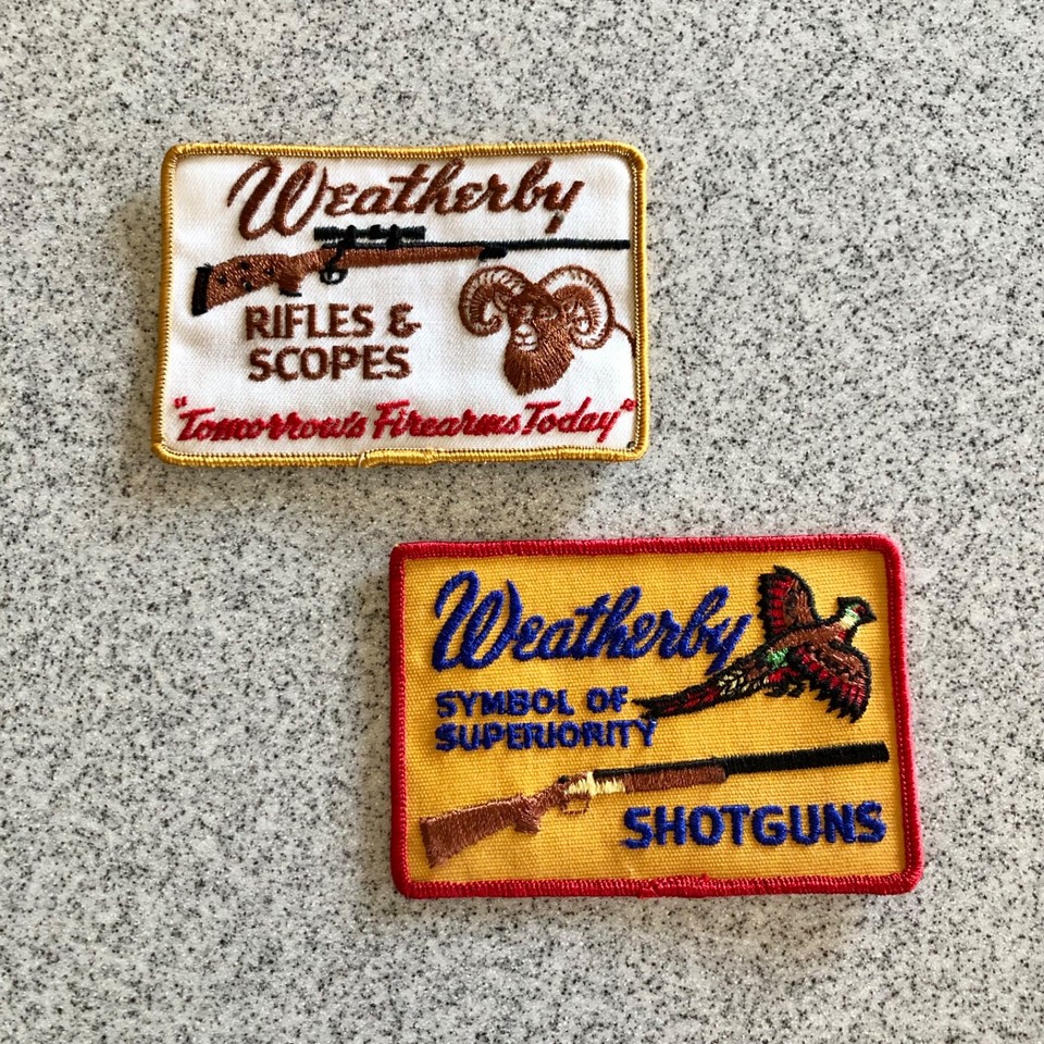 Vintage Weatherby Patches (2) & Weatherby Journal Magazine 1982 - New | eBay