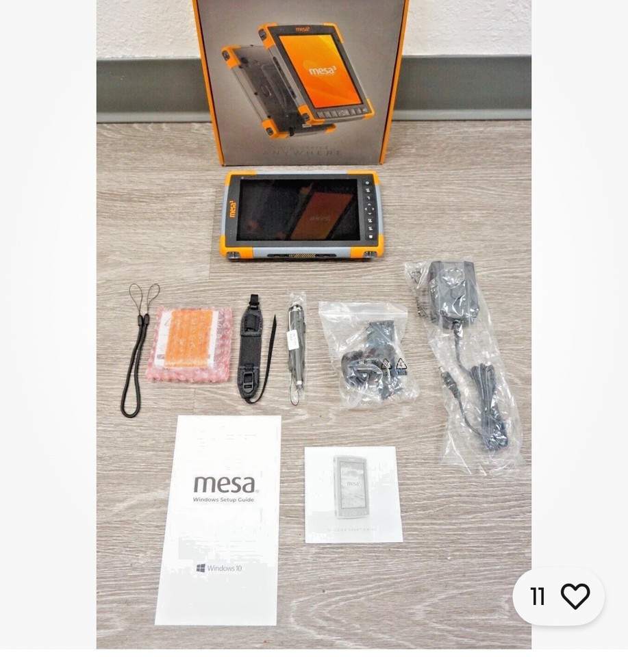 Juniper Systems Mesa 3 Rugged 128GB Windows 10 Tablet US GEO/N.Am BT ...