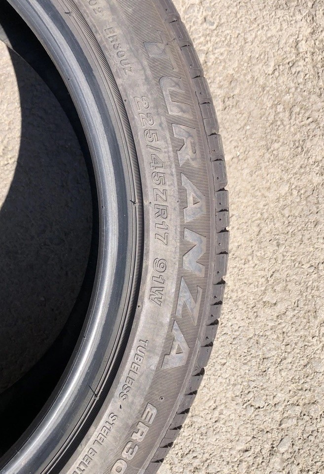 TYRE 225 45 17 Bridgestone Turanza 91w Good Tread 2254517 225/45ZR17 ...