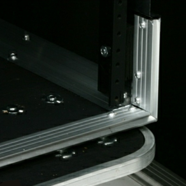 OSP ATA Rack Case 16 Space DJ ATA Road Case 20" Deep w/Lid Table RC16U ...