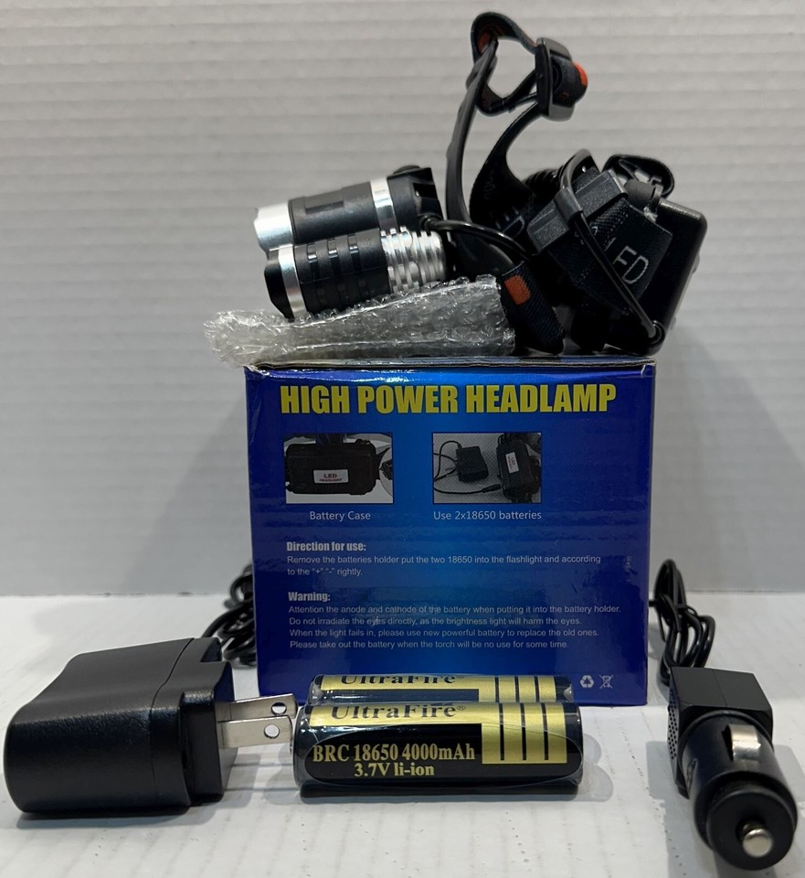 {NEW} T2000 CREE T6 LED High Power Headlamp {4 Modes} | eBay