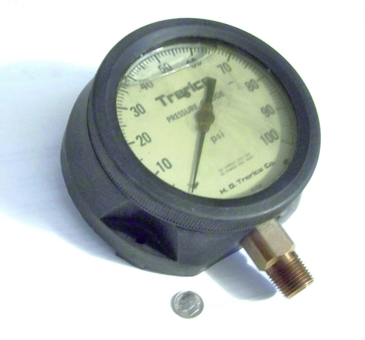 TRERICE 0-100 PSI PRESSURE GAUGE 316SS MODEL NO 450 SS, 46% OFF