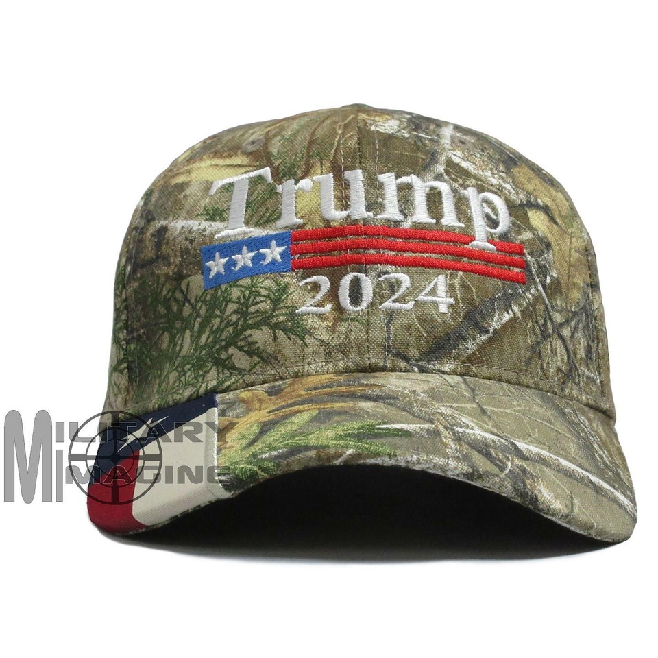 Donald Trump 2024 Texas Hat Cap KAG Make Keep America Great Again tree ...