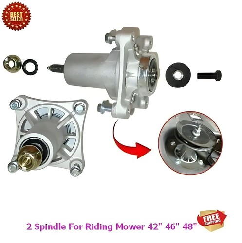 2PC Mower Deck Spindle For 54 Inch Mower Husqvarna YTH24V54 YTH2754 ...